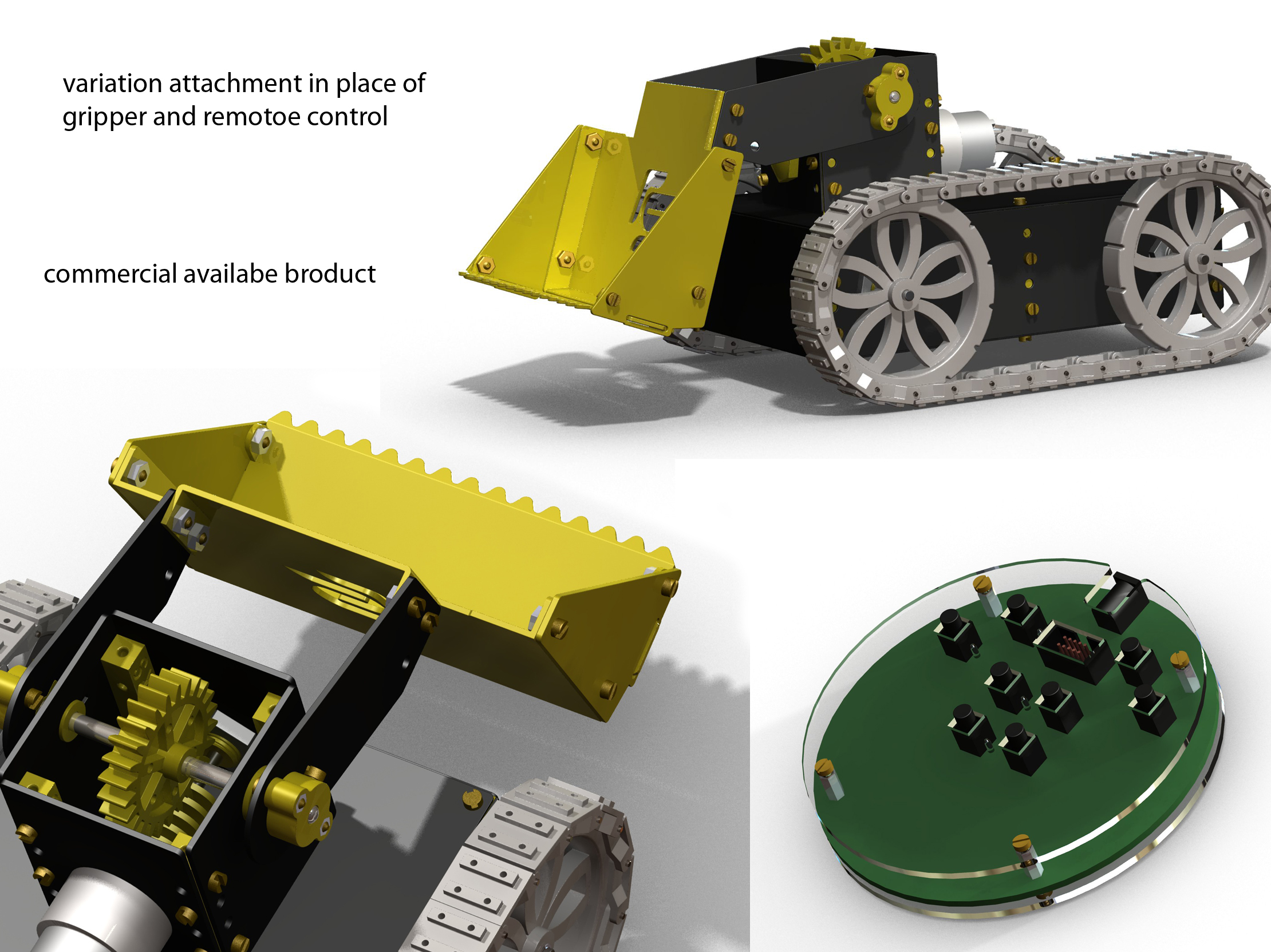 mobile robotic arm by Fahad Azad at Coroflot.com