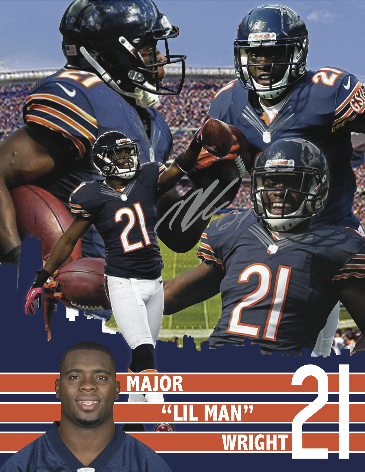 Major Wright Autograph Card (Ps) by Jason Lopez at Coroflot.com