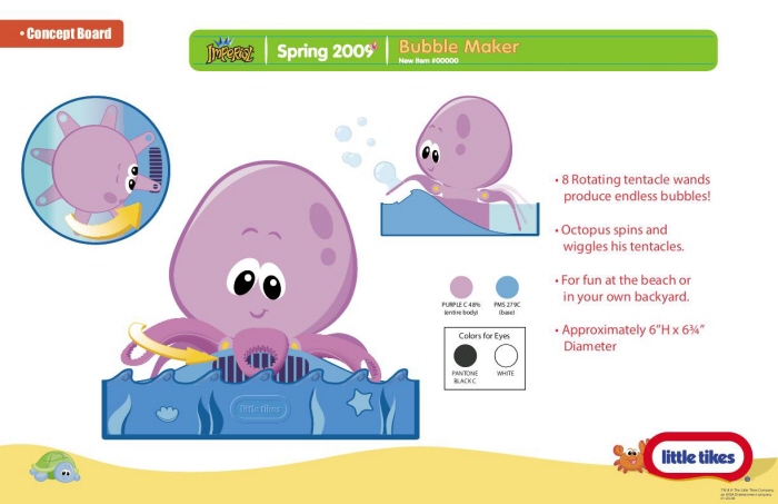 Little Tikes - Octopus Party Machine by Leo Arzoomanian at Coroflot.com