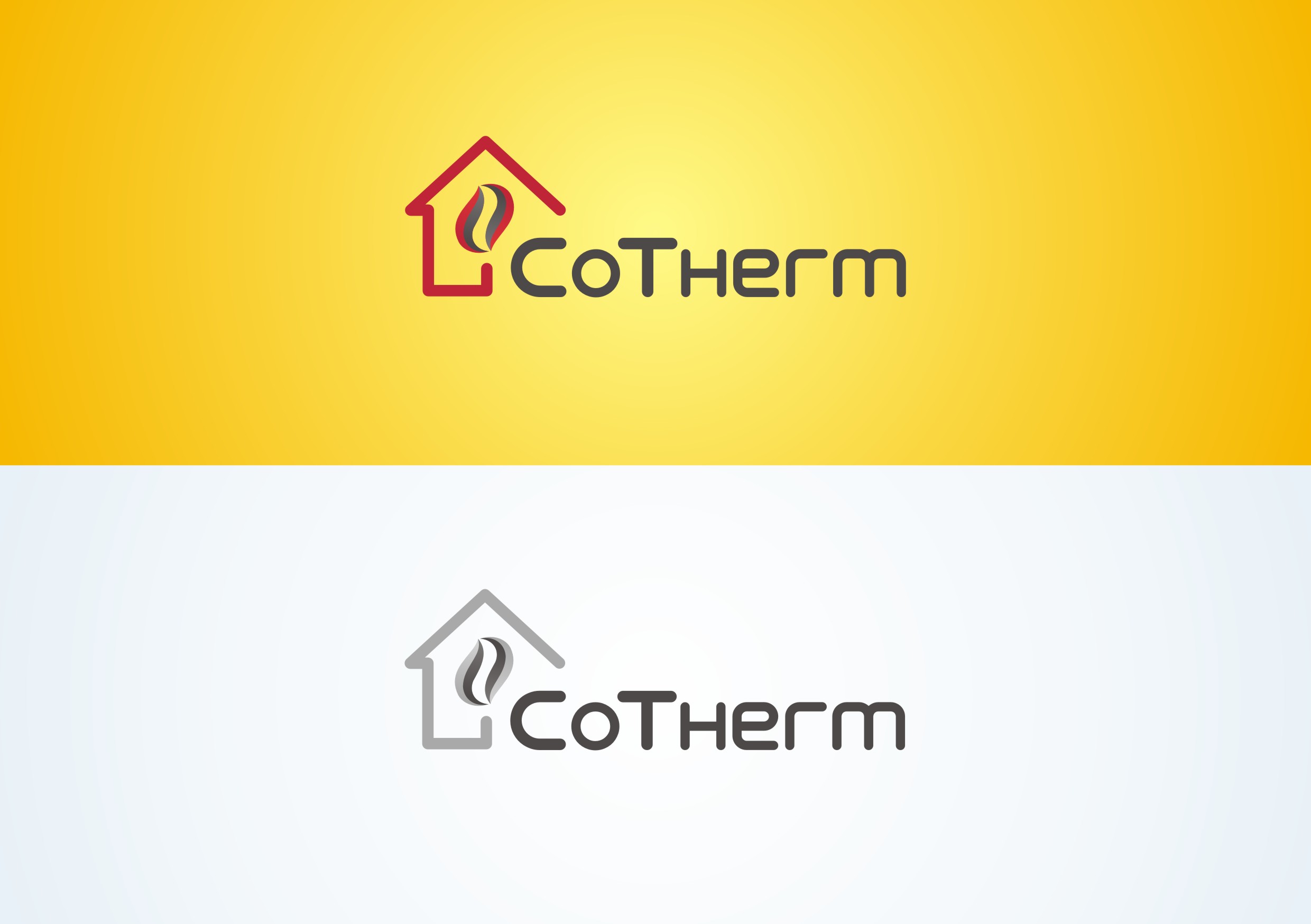 Logo for CoTherm company by Kuznetsov Andrey at Coroflot.com
