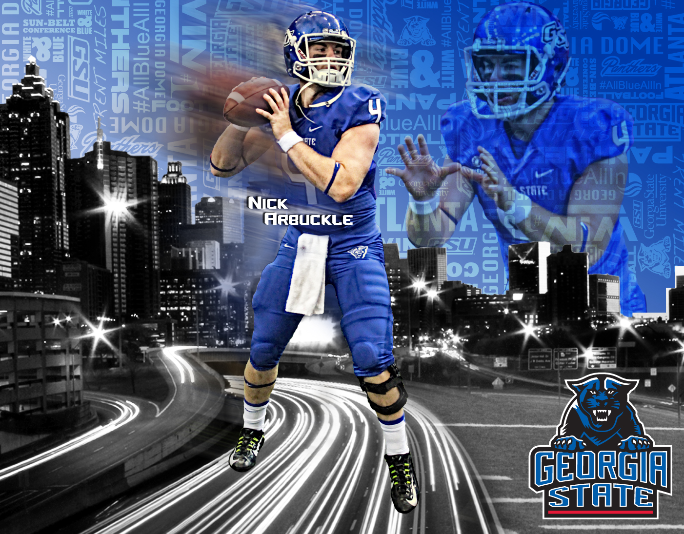 Georgia State Football Screensavers by Gatlin Williams at Coroflot.com