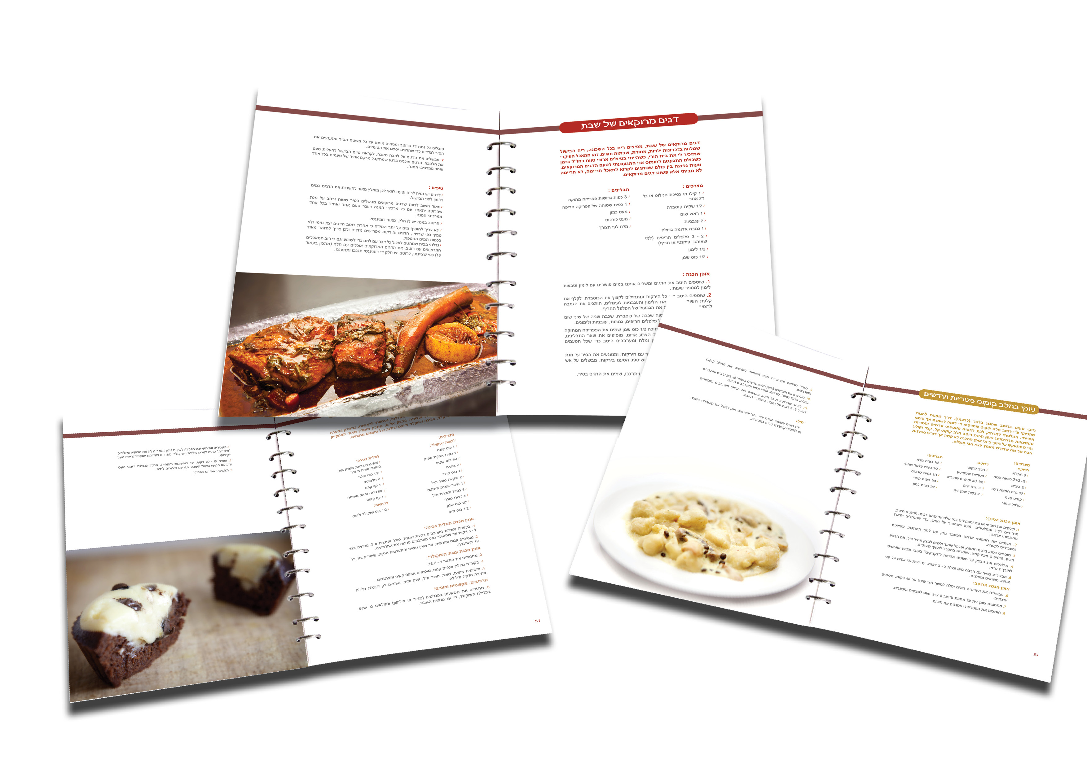 Cookbook (Cover and interior design book) by Rinat Akerman at Coroflot.com