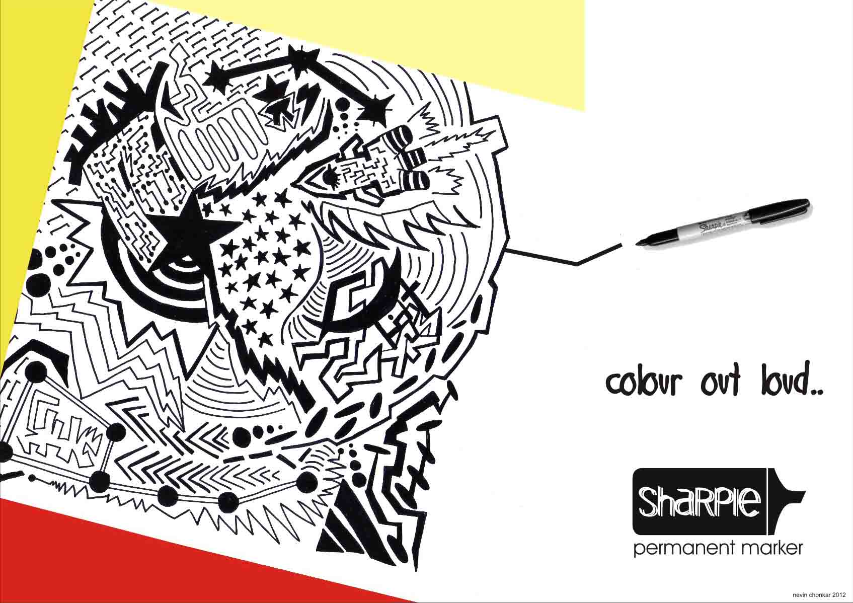 Ad Campaign for A Permanent Marker company (Sharpie) by Nevin Chonkar ...