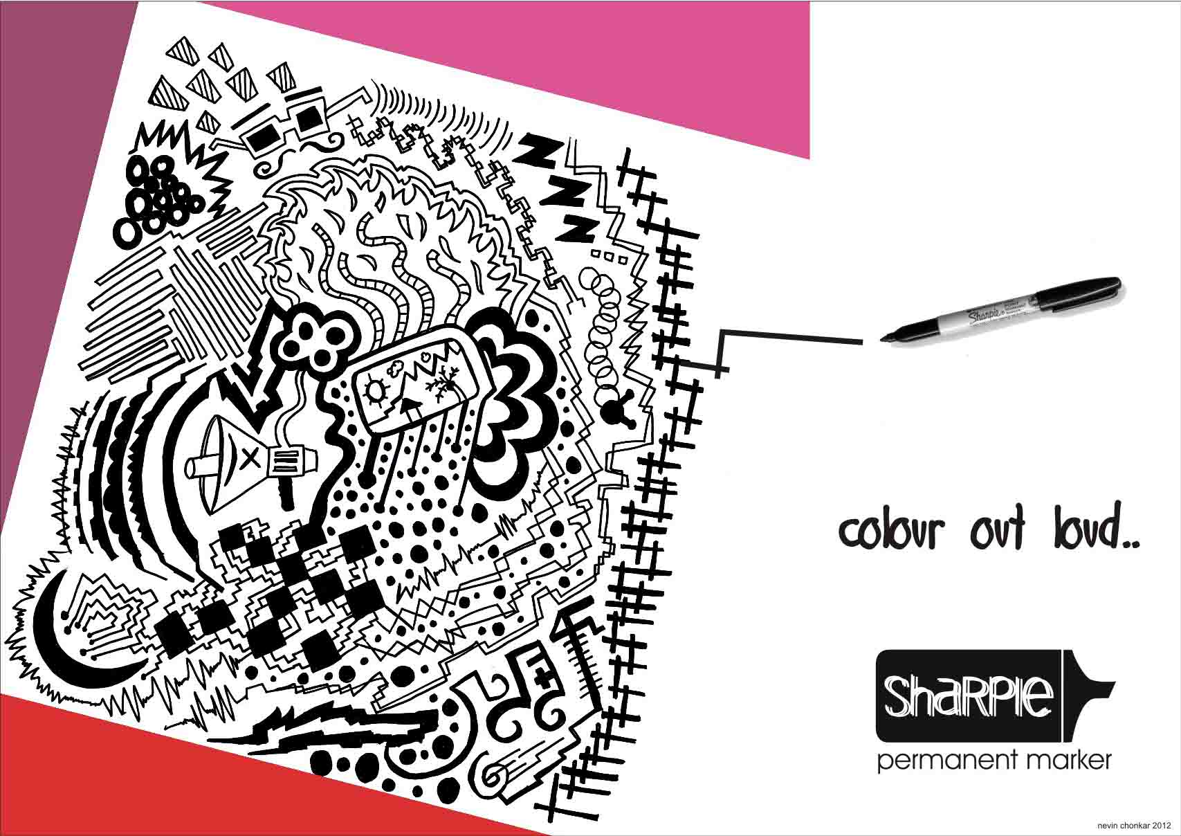 Ad Campaign for A Permanent Marker company (Sharpie) by Nevin Chonkar ...