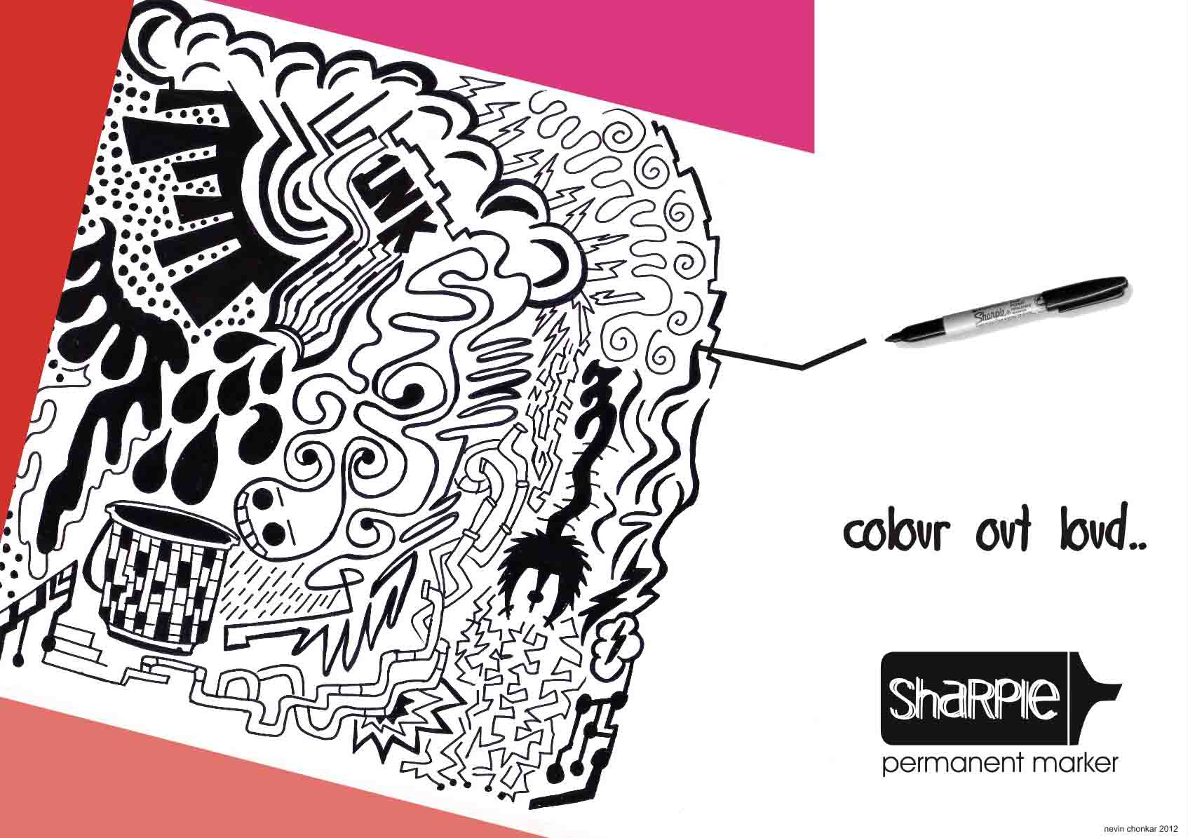 Ad Campaign for A Permanent Marker company (Sharpie) by Nevin Chonkar ...