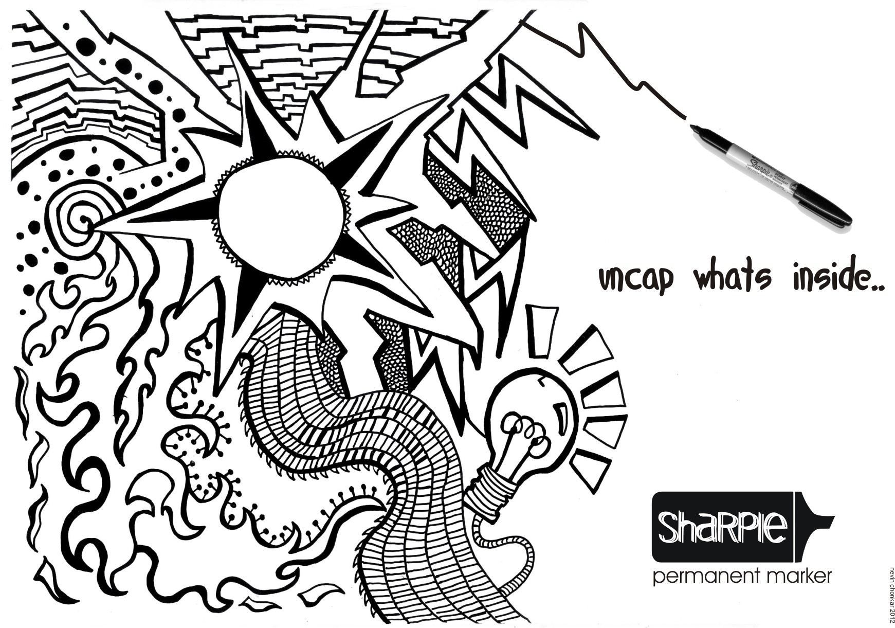 Ad Campaign for A Permanent Marker company (Sharpie) by Nevin Chonkar ...