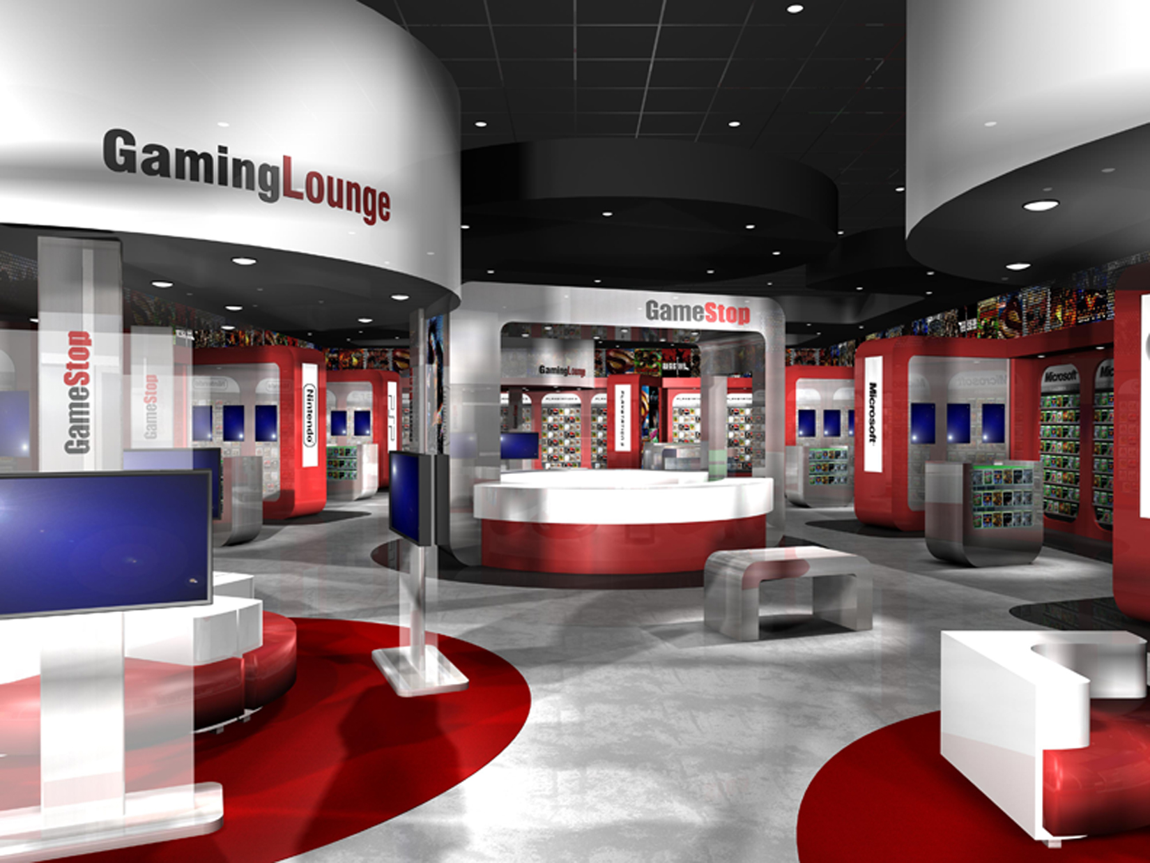 Retail Design - Gamestop by Erin Knoettgen-Nap at Coroflot.com