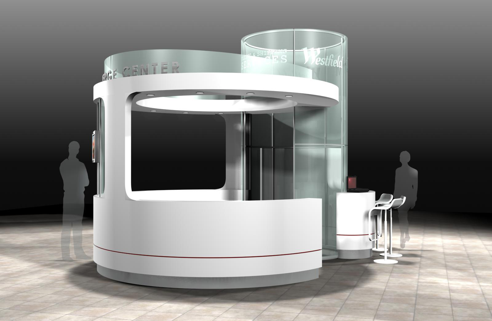 Various Kiosk Concepts by Erin Knoettgen-Nap at Coroflot.com
