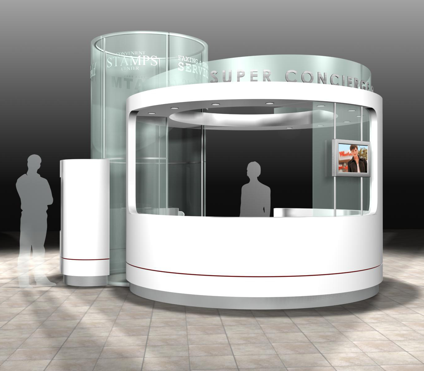 Various Kiosk Concepts by Erin Knoettgen-Nap at Coroflot.com