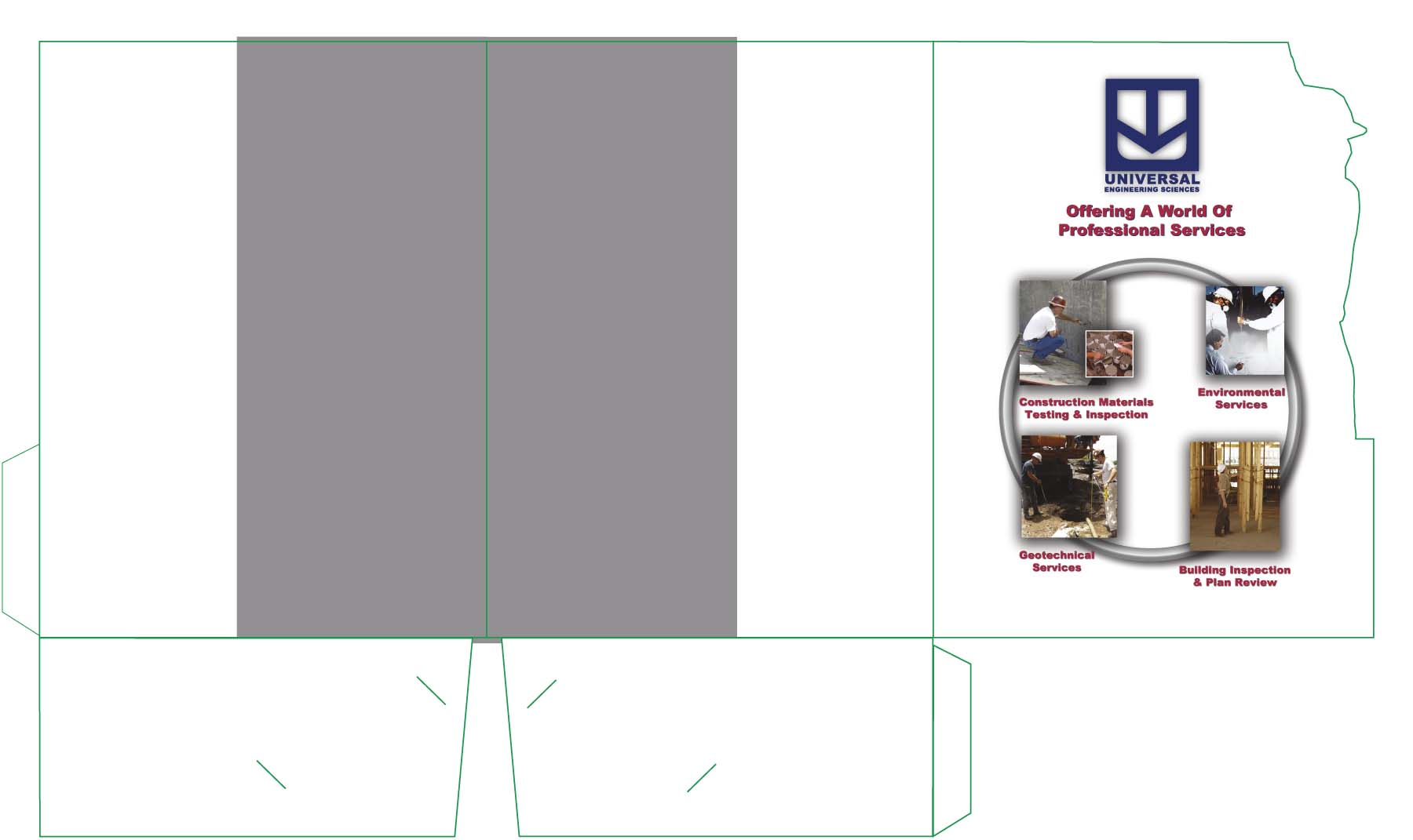 Universal Engineering Presentation Flyer by Mary Diaz at Coroflot.com