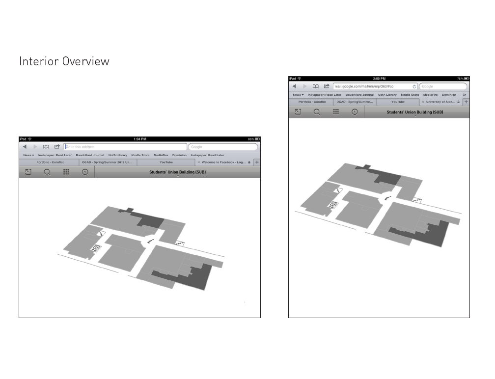 University of Alberta Interior Maps by Laila Steen at Coroflot.com
