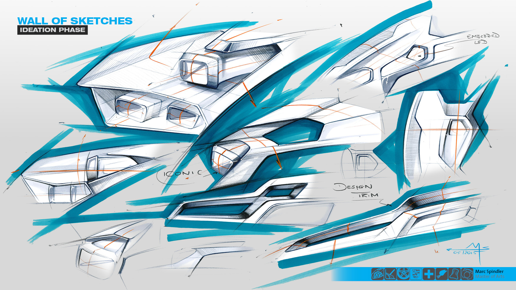Automotive Exterior - Porsche Headlight Concept by Marc Spindler at ...