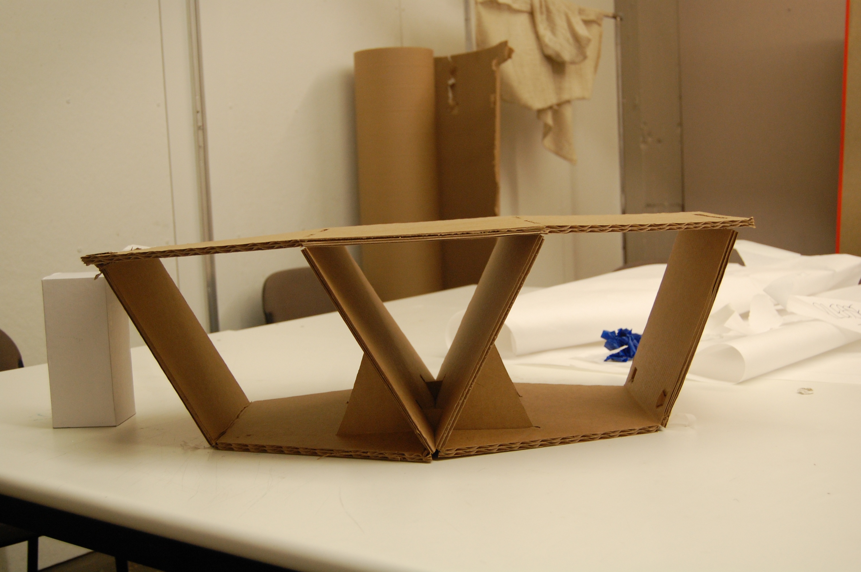 Cardboard Table by Bill Roy at Coroflot.com