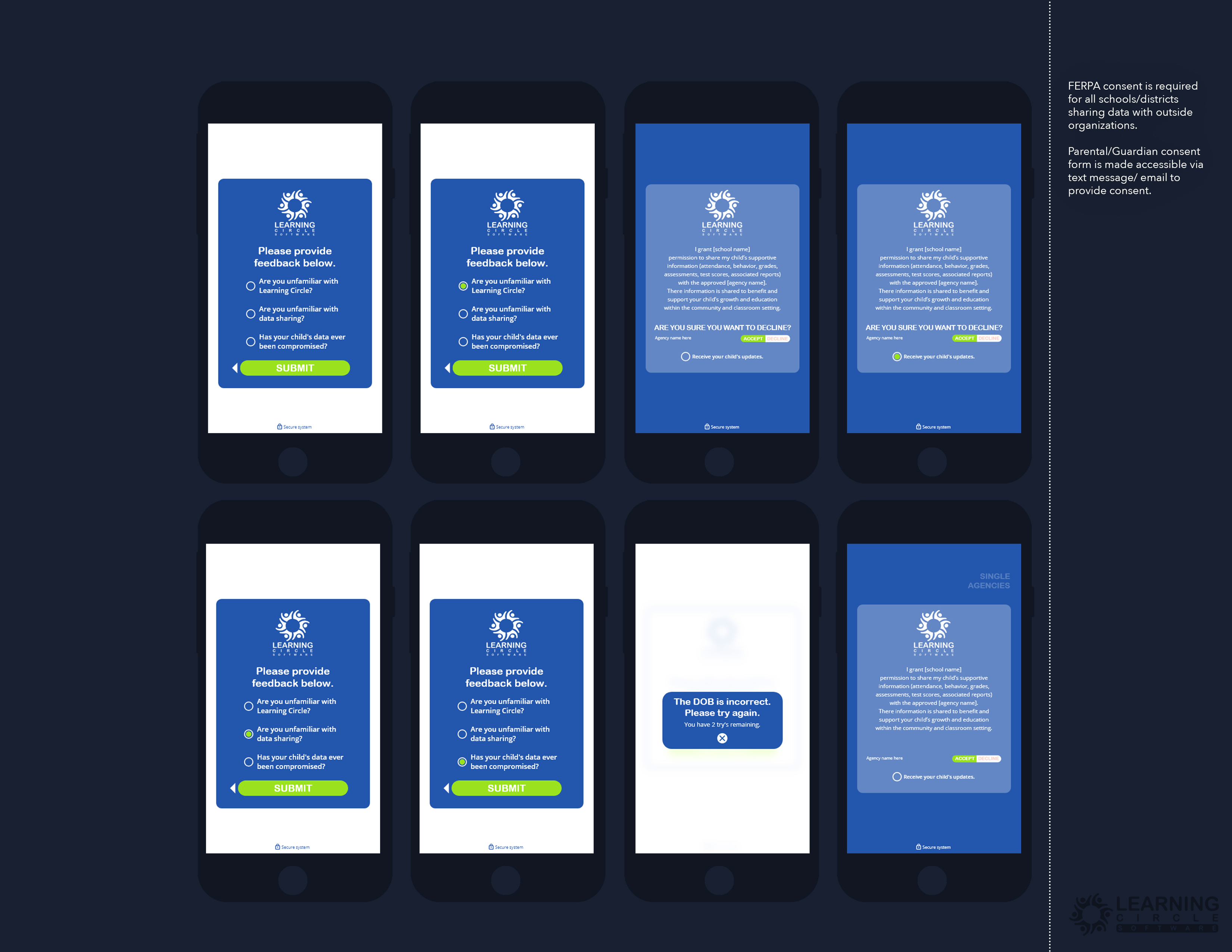 LC SMS - UI by Chris Branham at Coroflot.com