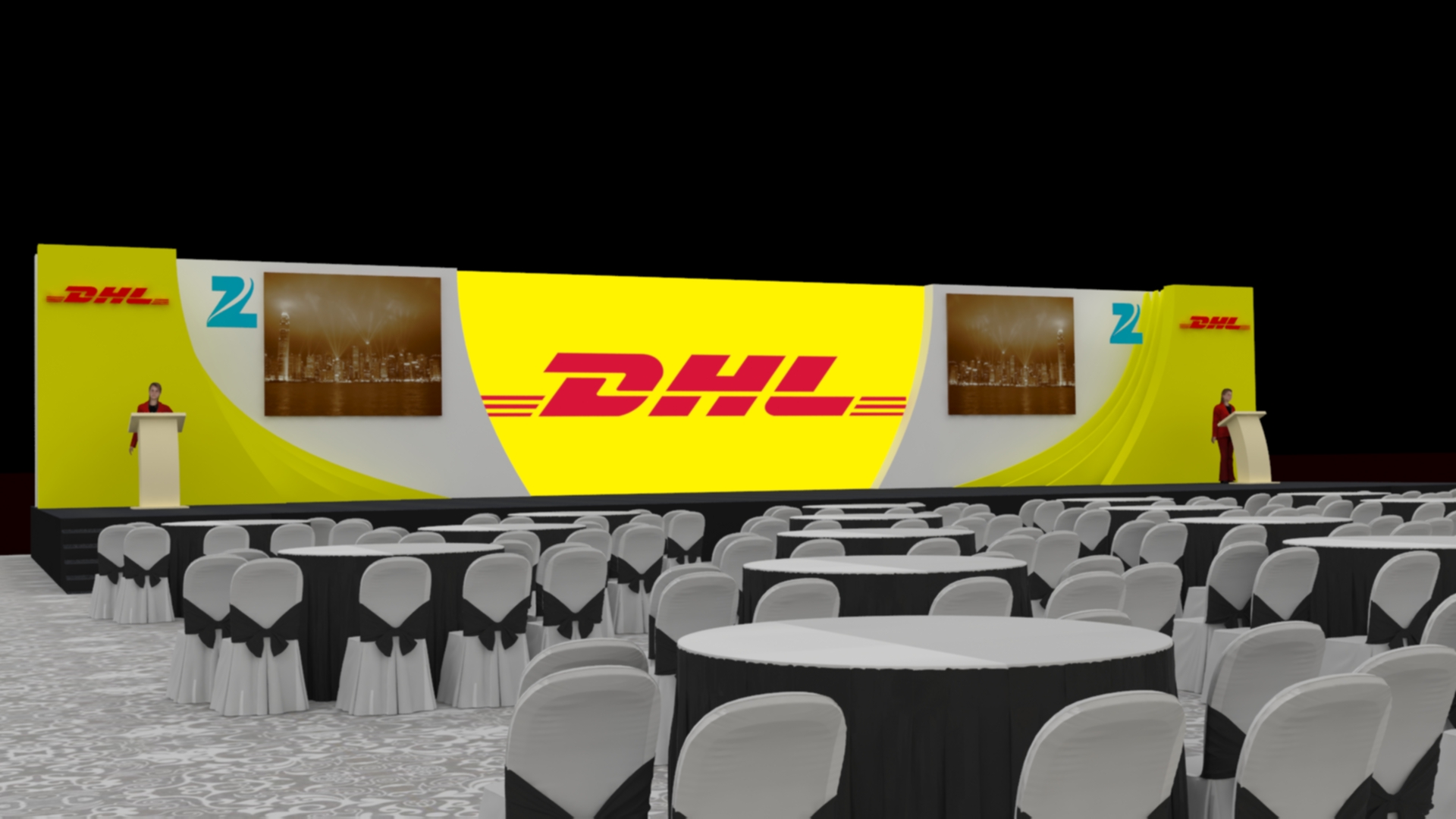DHL Event design by Yogender Gaud at Coroflot.com