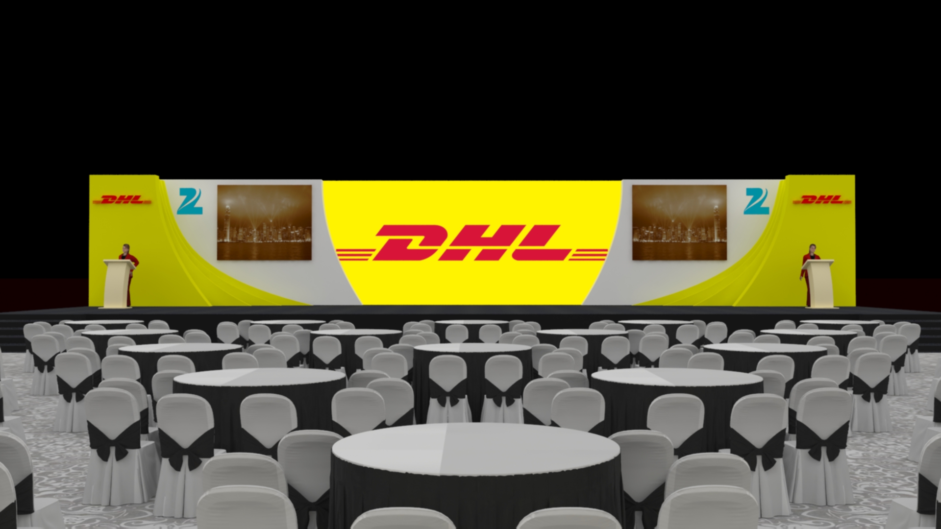 DHL Event design by Yogender Gaud at Coroflot.com