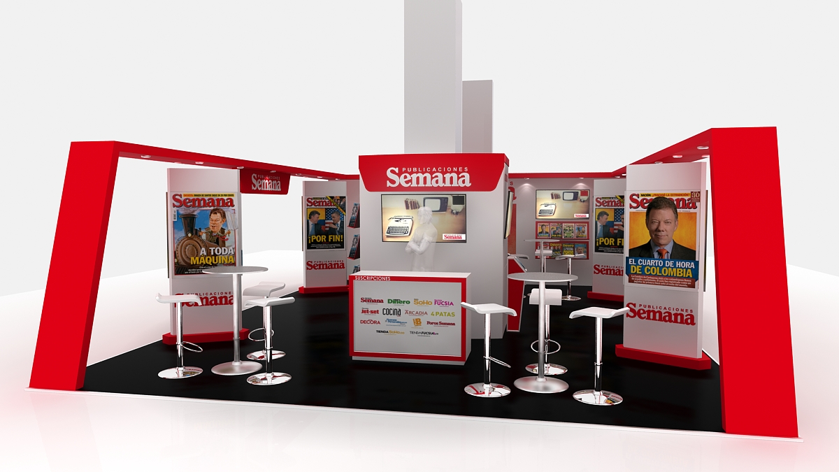 STAND PUBLICACIONES SEMANA by William Deaza Echeverria at Coroflot.com