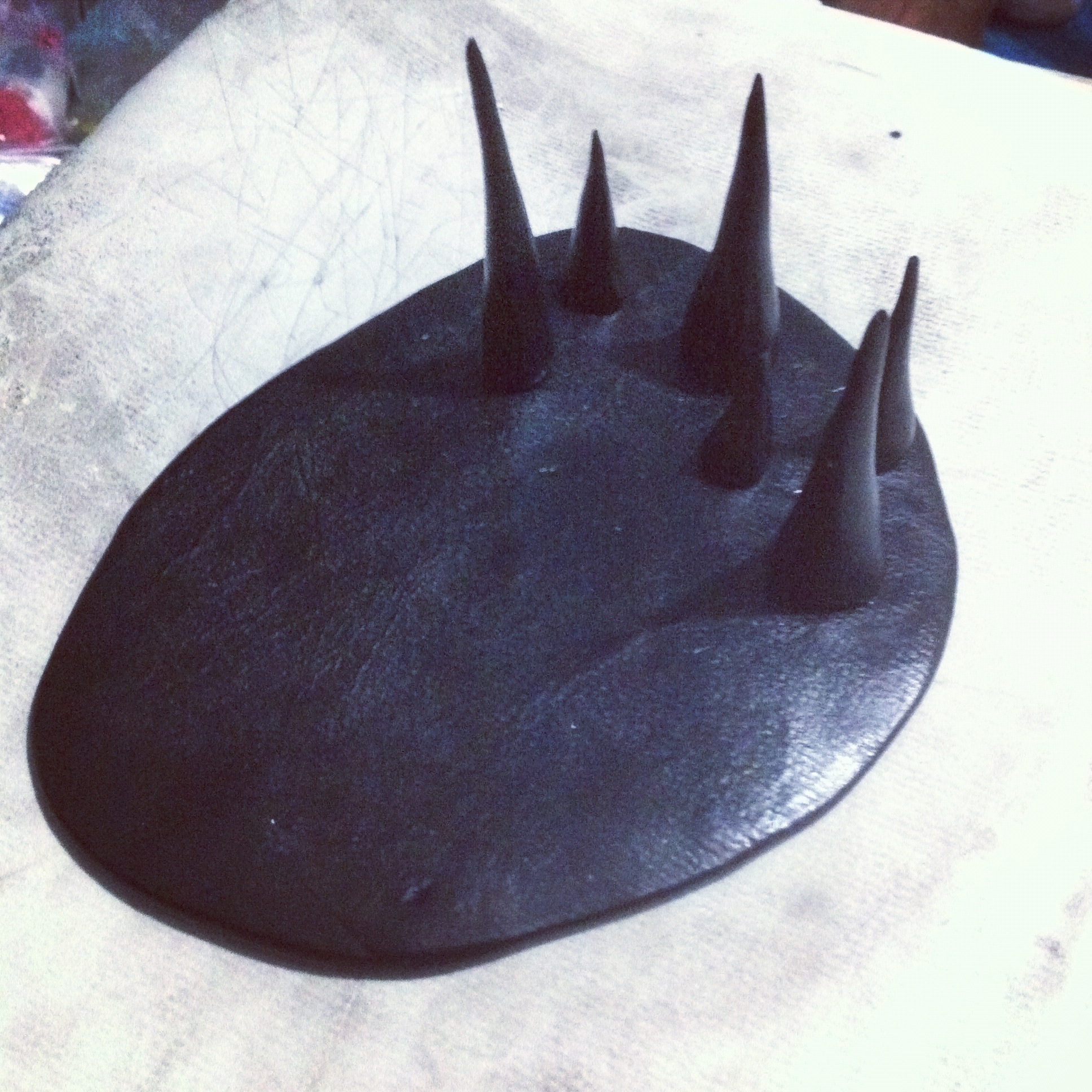 Spiked shoulder pad accessory by Melissa Loftman at Coroflot.com