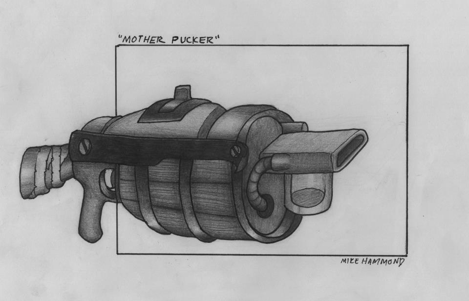 Post-apocalyptic Weapon Concept Series by Mike Hammond at Coroflot.com