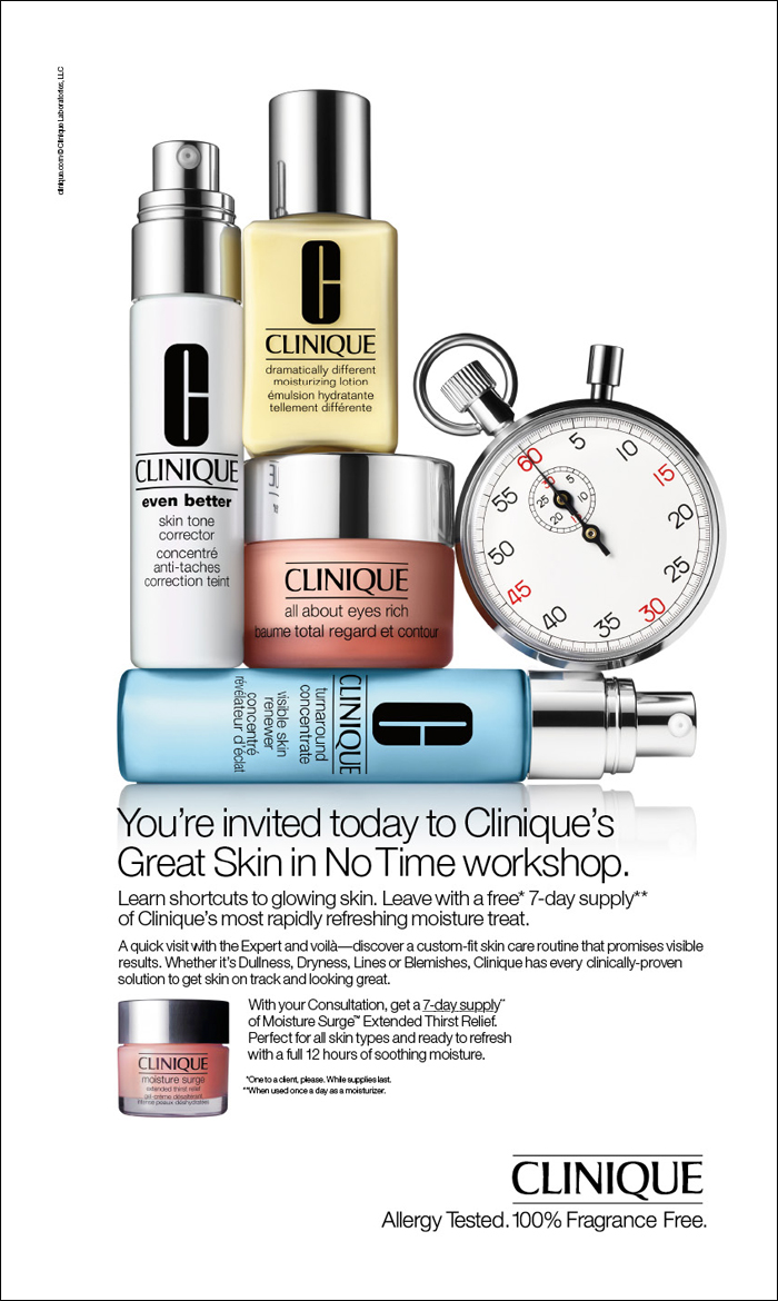 CLINIQUE LABORATORIES - global advertising by Tanya Belotserkovskaya at ...