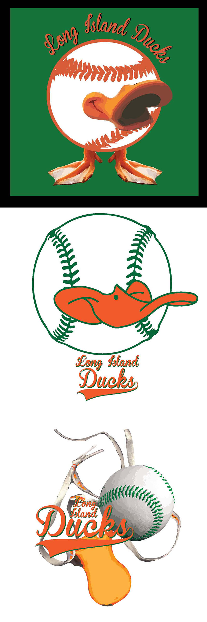 Long Island Ducks Logo Designs by Katie Flanagan at Coroflot.com