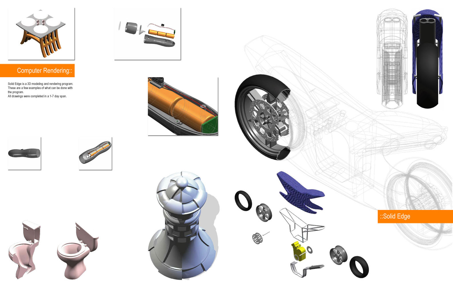 Computer Rendering Samples by Sean Brady at Coroflot.com