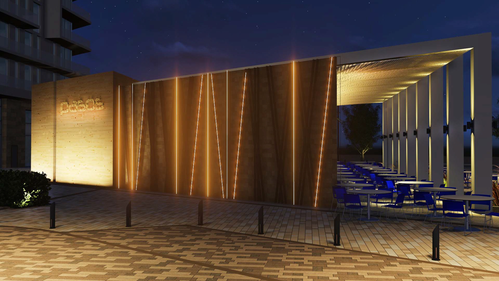 Promenade Public Space Lighting by Matthew Sorianosos at Coroflot.com