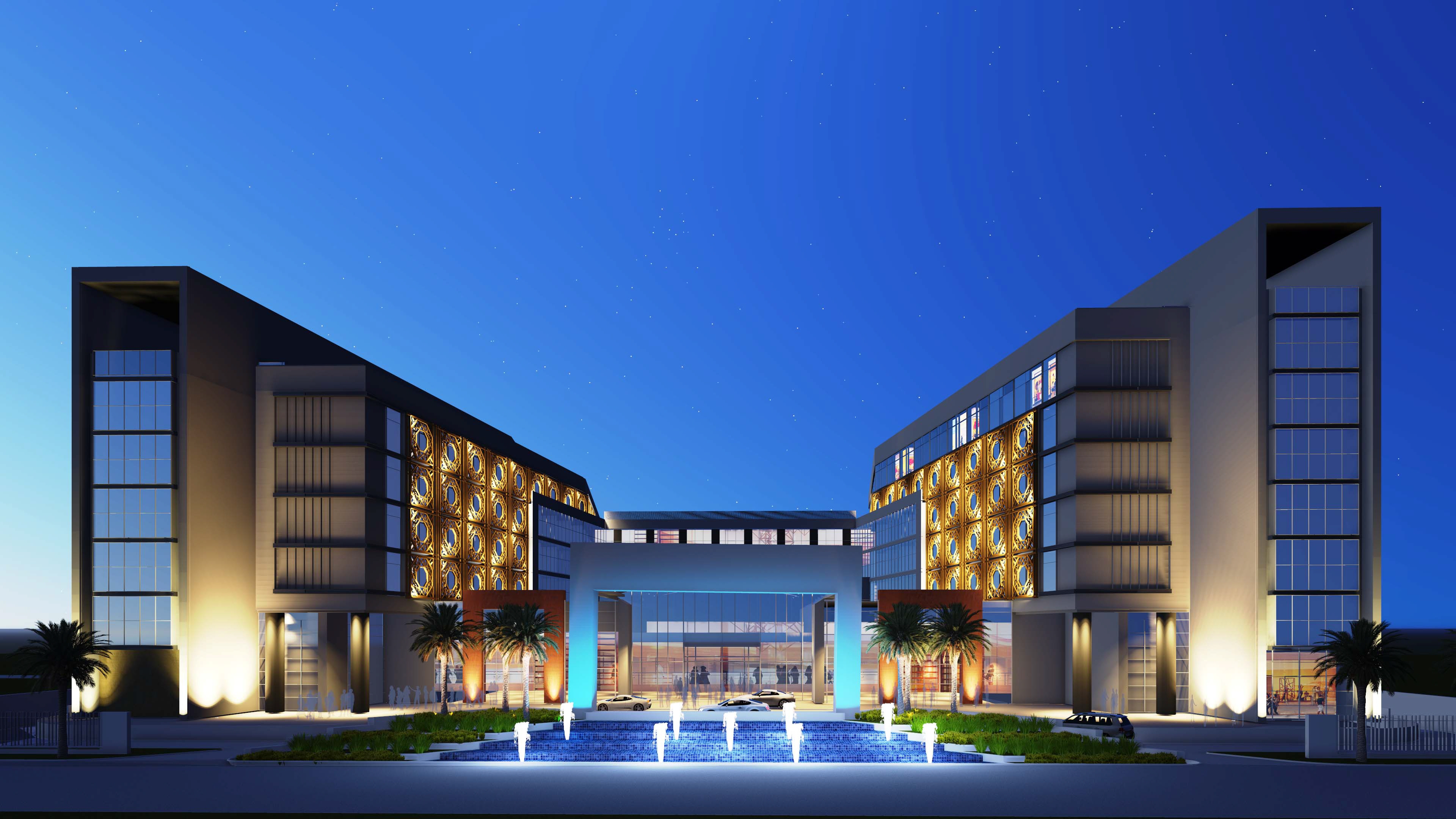 Hotel Facade & Drop Off Area Lighting by Matthew Sorianosos at Coroflot.com