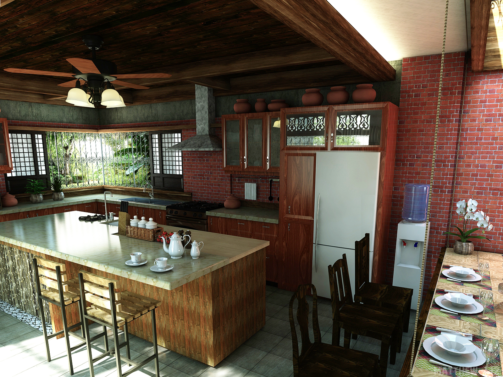 Filipino Inspired Dining Area by Matthew Sorianosos at Coroflot.com