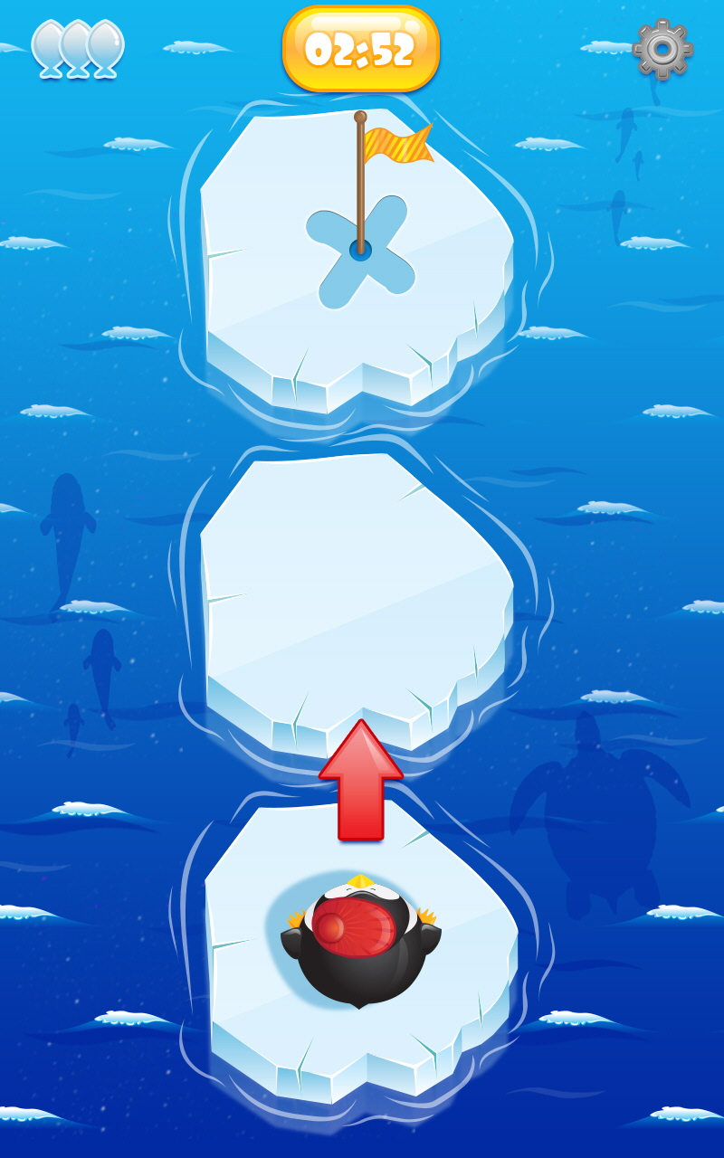 Game "Penguin jump" by ilyana Melnik at Coroflot.com