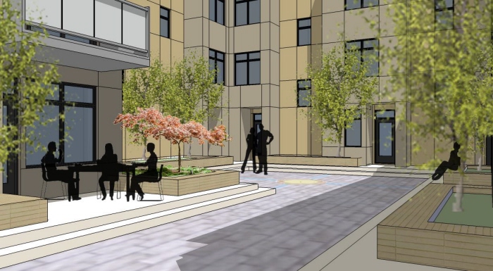 Courtyard Design by Sydney Powell at Coroflot.com