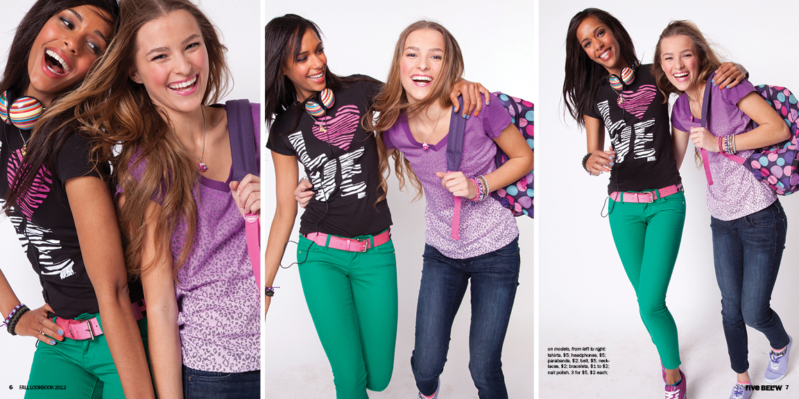 Five Below Back to School 2012 Lookbook by Kat Madamba at Coroflot.com