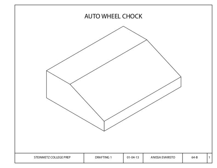 Iso. Wheel Chock by Anissa E at Coroflot.com