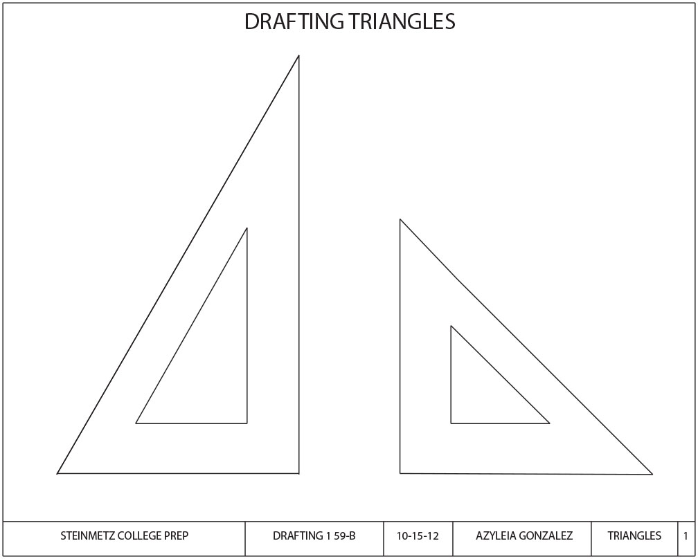 Drafting Triangles by Henesy G at Coroflot.com