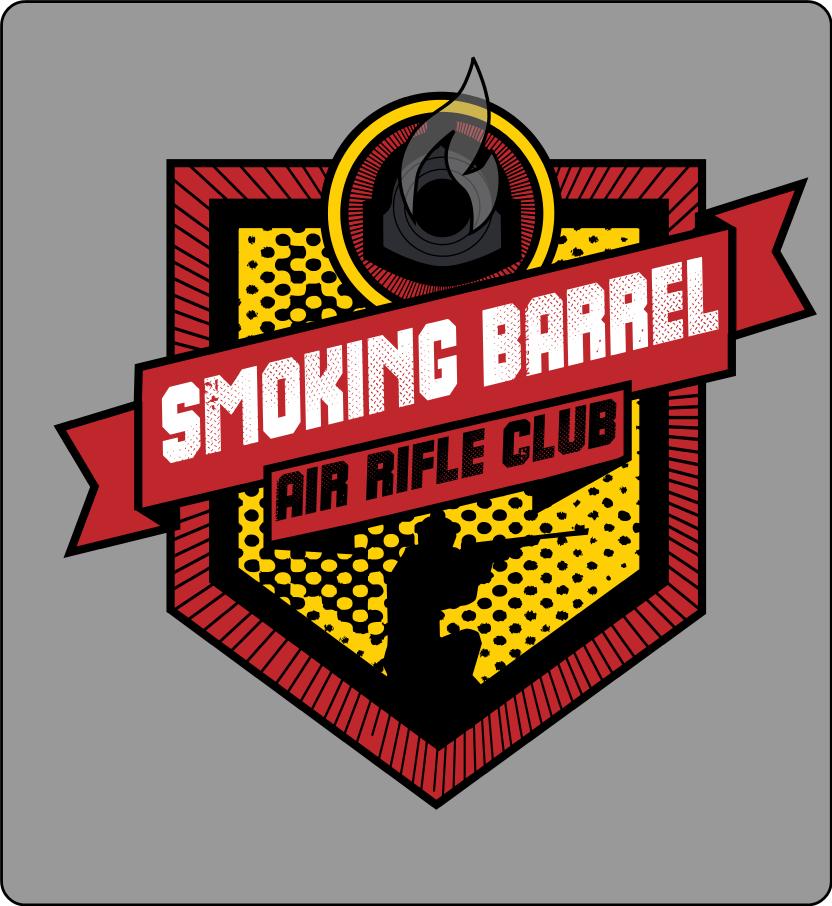 Smoking Barrel Air rifle Club logo by Christopher Ugale at Coroflot.com