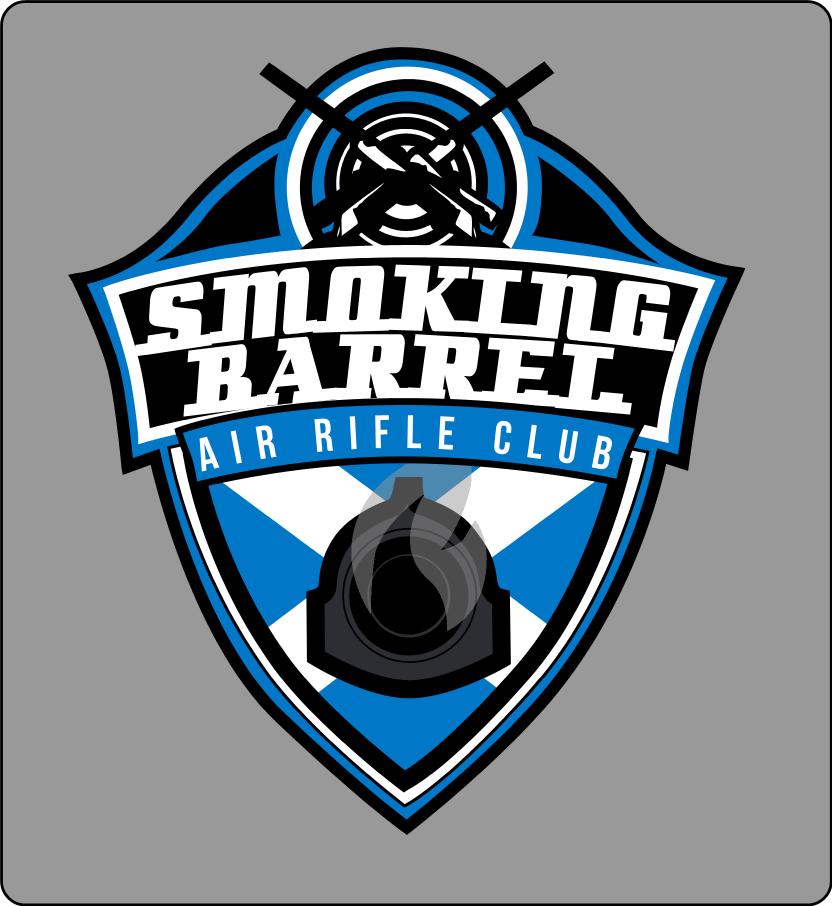 Smoking Barrel Air rifle Club logo by Christopher Ugale at Coroflot.com