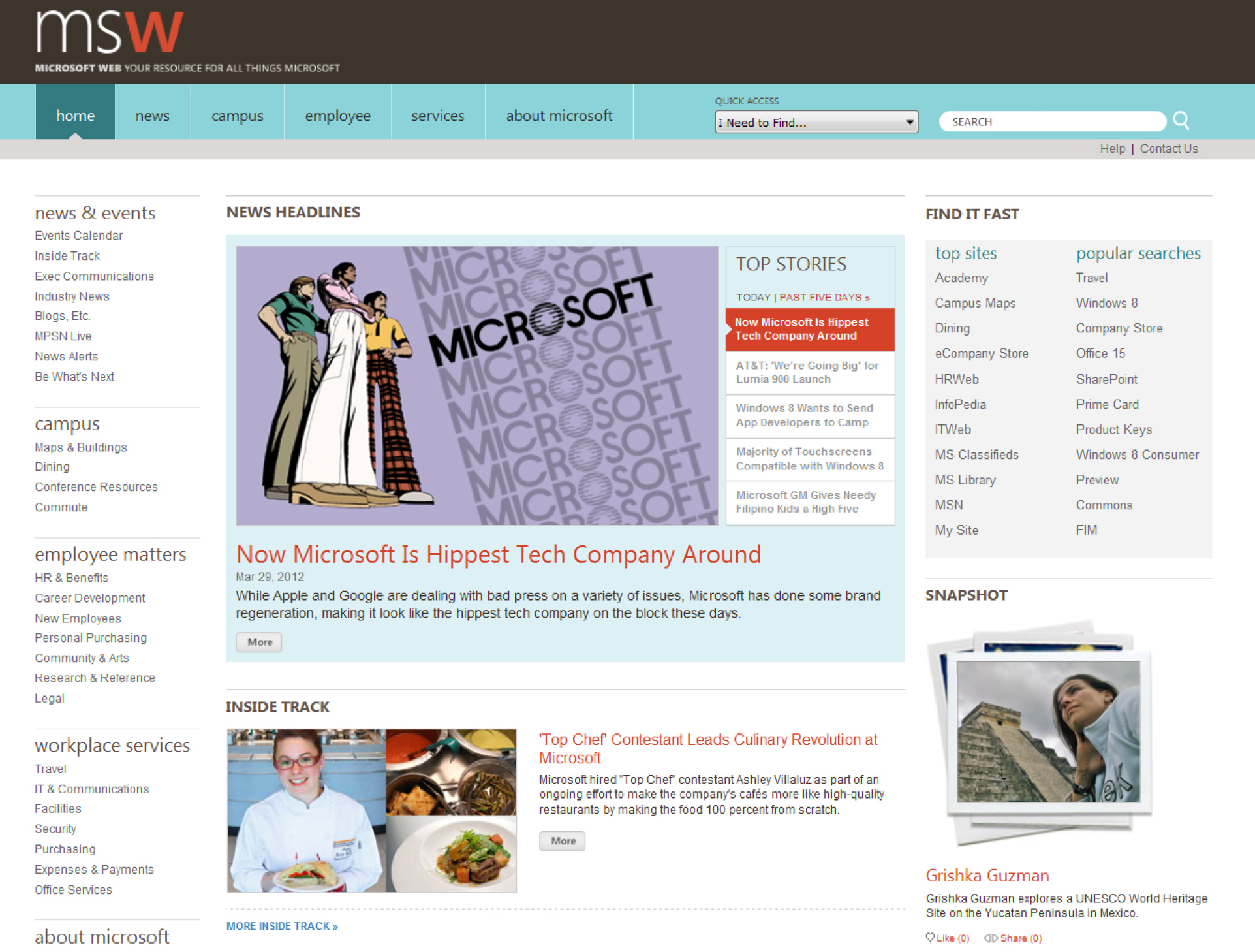 MSW (Microsoft Web) by Andrew Monko at Coroflot.com
