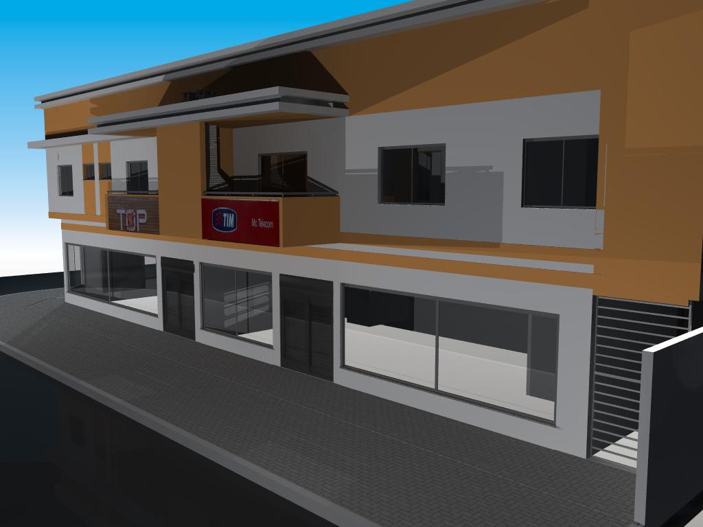 Predio misto comercial e residencial. by Priscila Oliveira at Coroflot.com