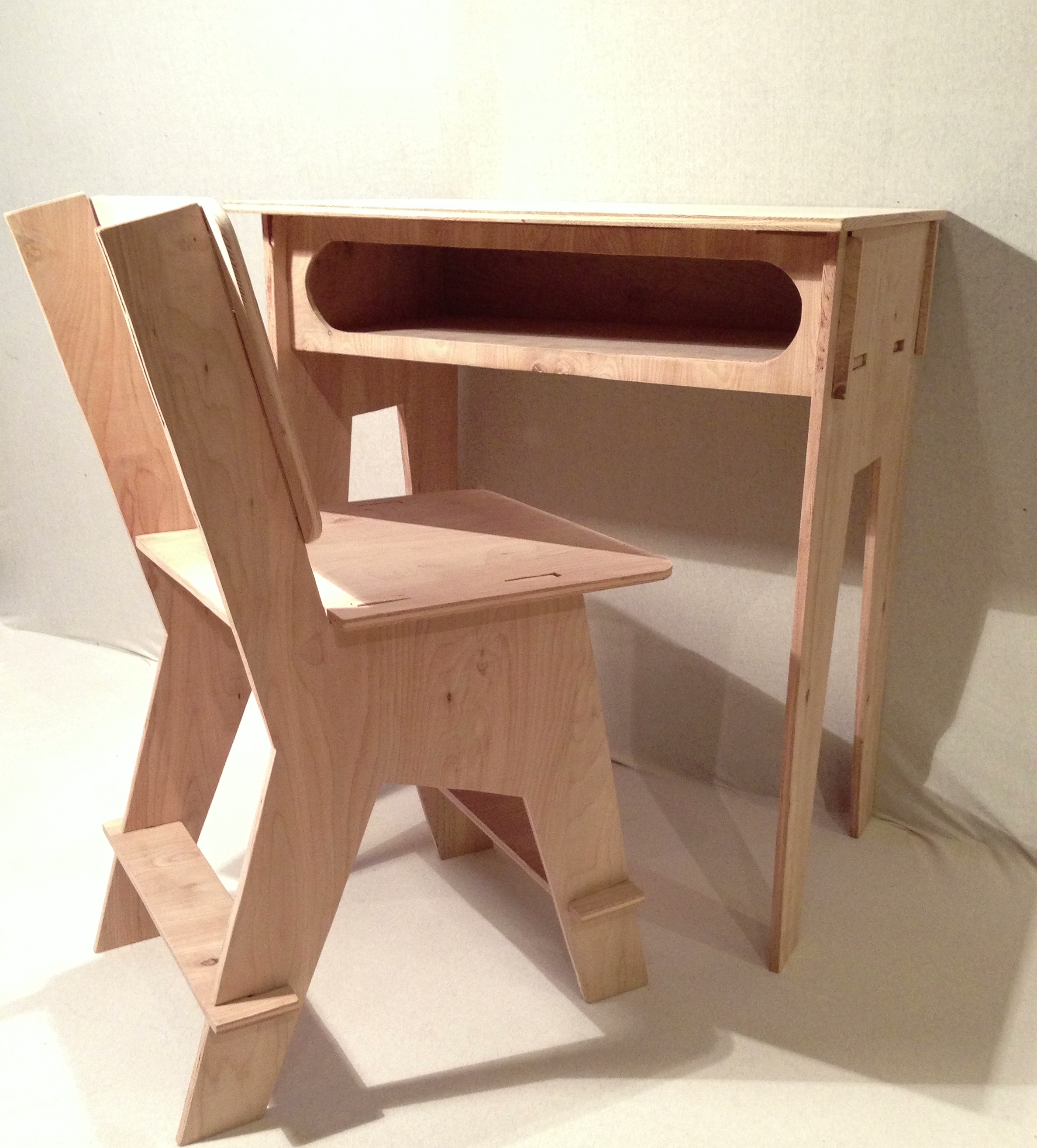 Flat Pack with a Conscious - Pupil Desk and Chair by Daniel Woods at ...