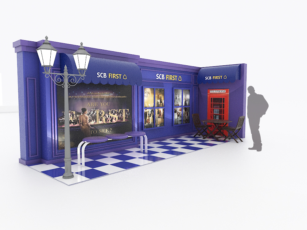 booth design by Pisitchai Pinpoo at Coroflot.com