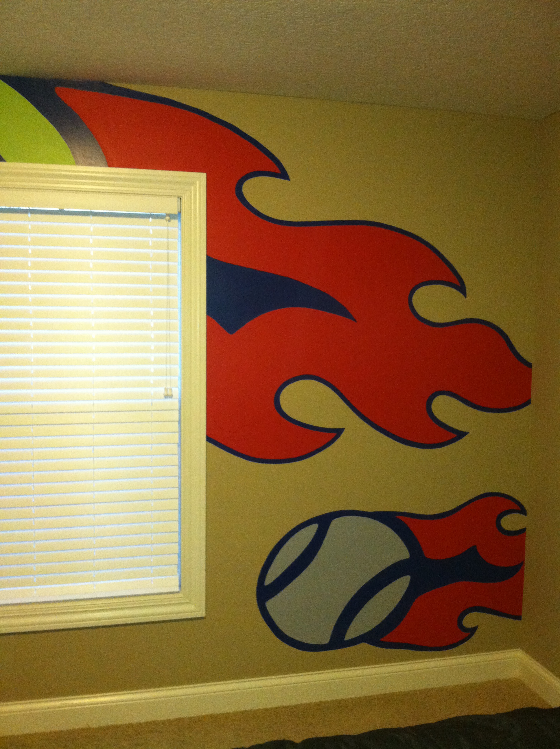 Tennis Ball Mural by Jeremy Jarvis - Jarvis Art Studio Inc. at Coroflot.com