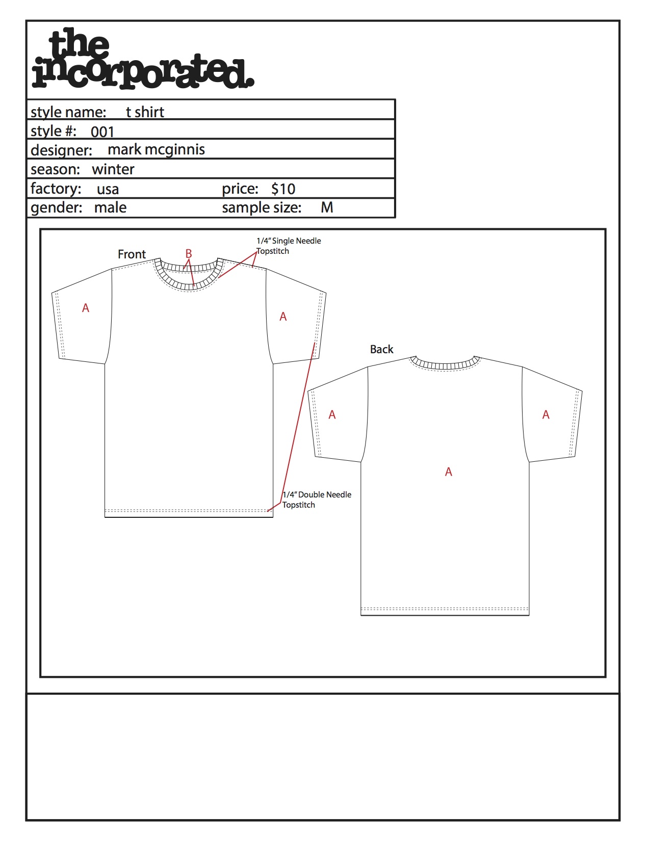 Technical Apparel Drawings by Mark McGinnis at Coroflot.com