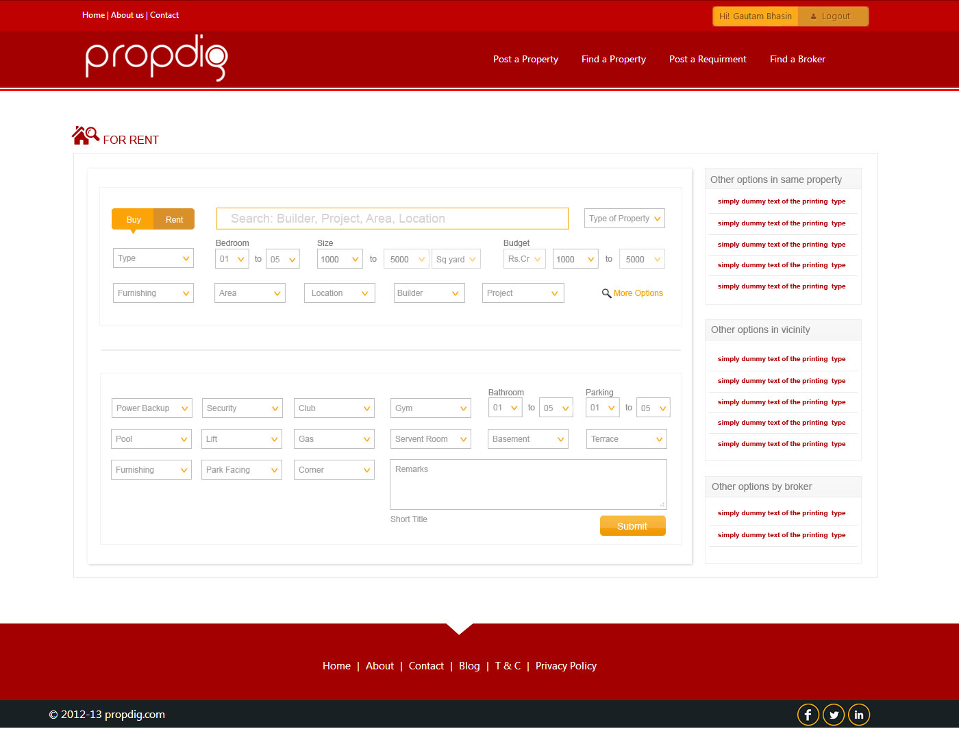 User Interface & Form Designing by Arun Chandren at Coroflot.com