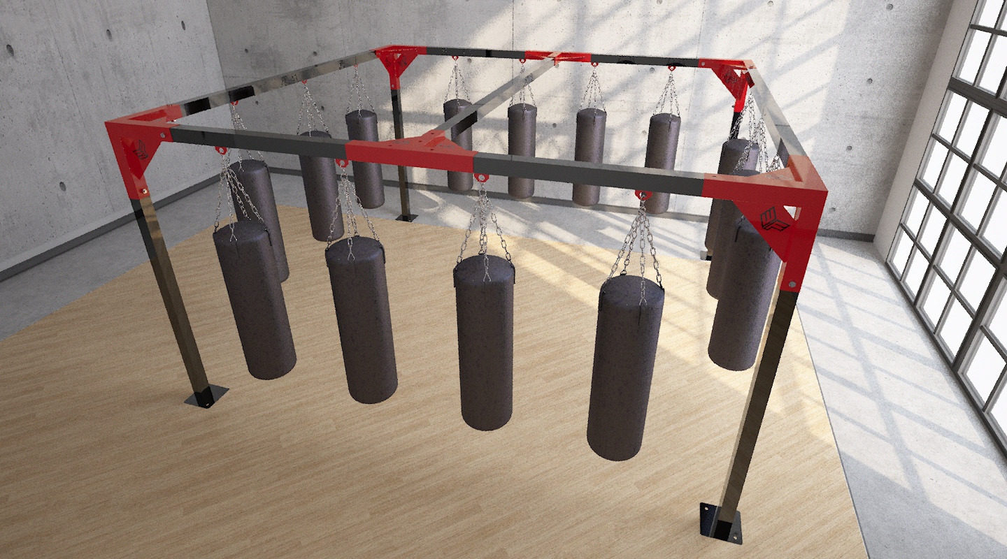 Boxing Structure (solidworks design and simulation) by Ahmed Burai at ...