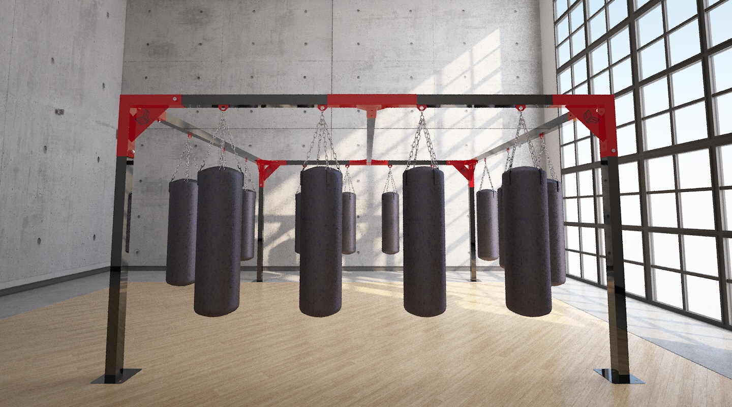 Boxing Structure (solidworks design and simulation) by Ahmed Burai at ...