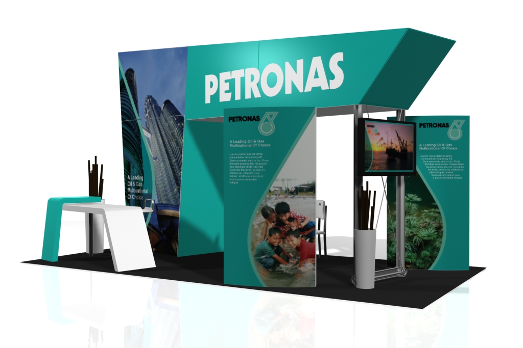Exhibition Design - Petronas by HafidzMoro Moro at Coroflot.com