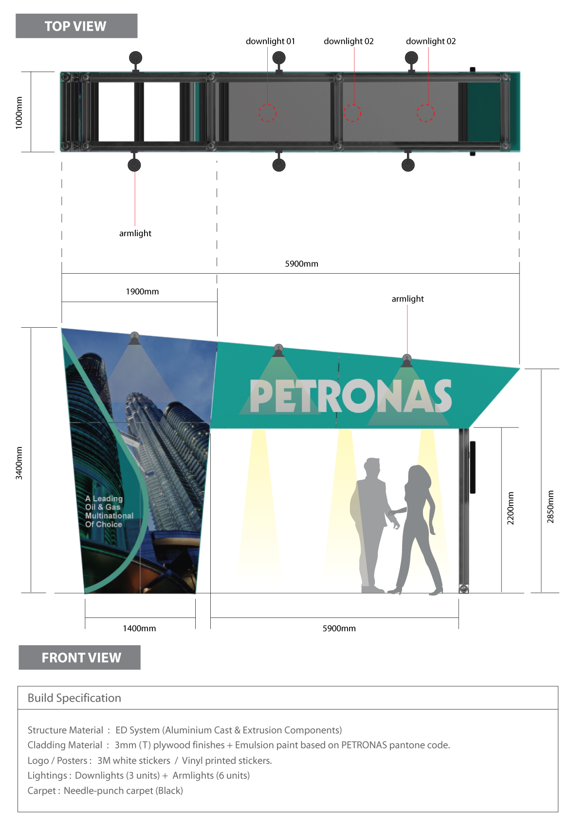 Exhibition Design - Petronas by HafidzMoro Moro at Coroflot.com