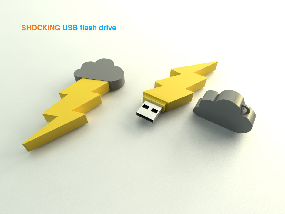 5 fun ideas for USB flash drives by Lucas Couto at Coroflot.com