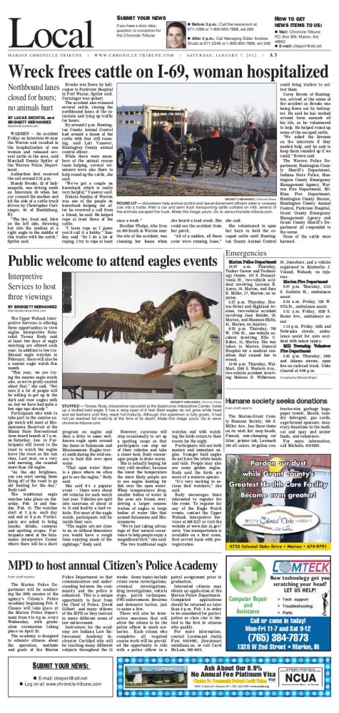 An upload by Grace Stamper on Coroflot: to the project CING newspaper ...