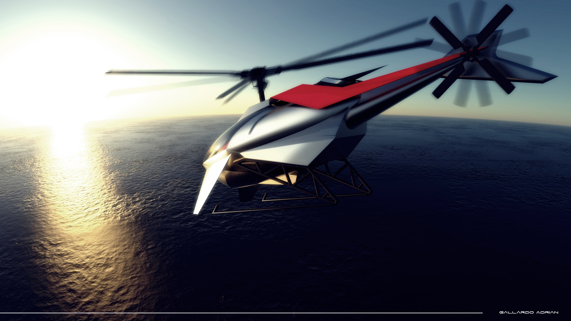 Helicopter Concept Design 2016 by Adrian Gallardo at Coroflot.com